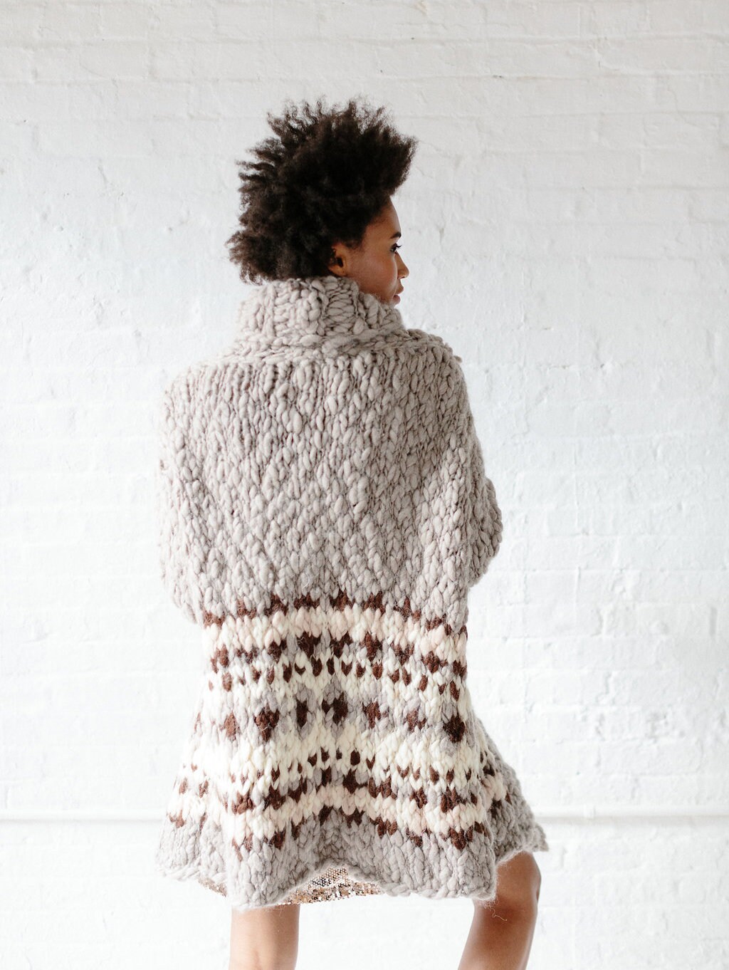 Cozy Thoughts Cardi PATTERN Knit Sweater Pattern Fair Isle | Etsy