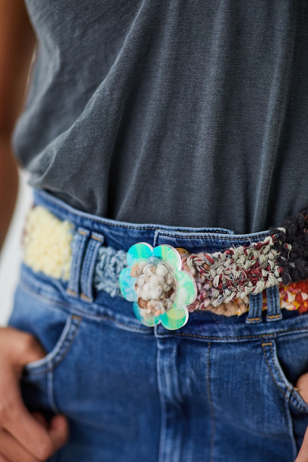 Maisie Daisy Belt Knitting Pattern Emerging Beginner | Etsy