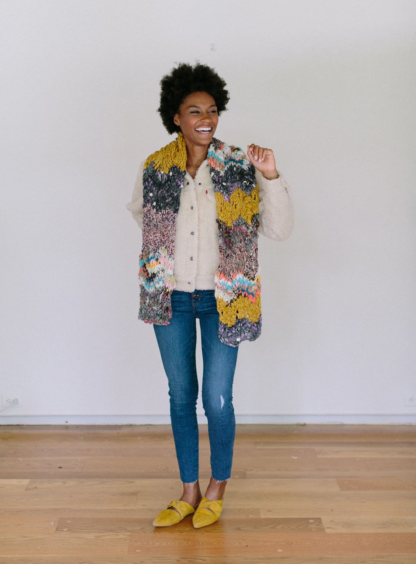 Chevron Sunrise Shawl Knitting Pattern Easy Knitting | Etsy