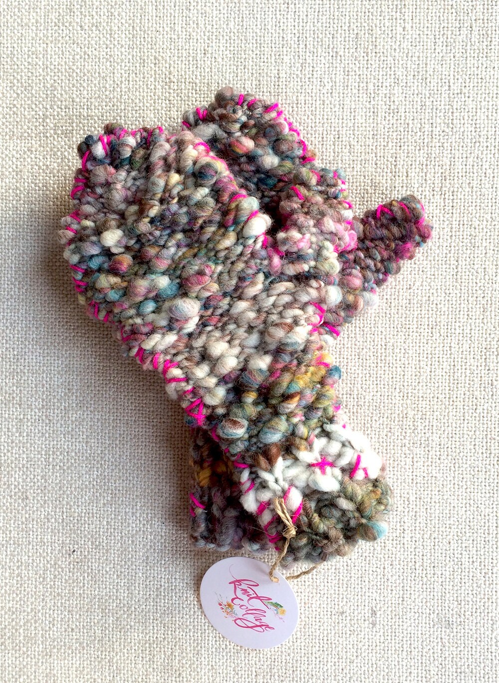 Snuggle Bear Mitten Knitting Pattern Simple Mitten Knit | Etsy