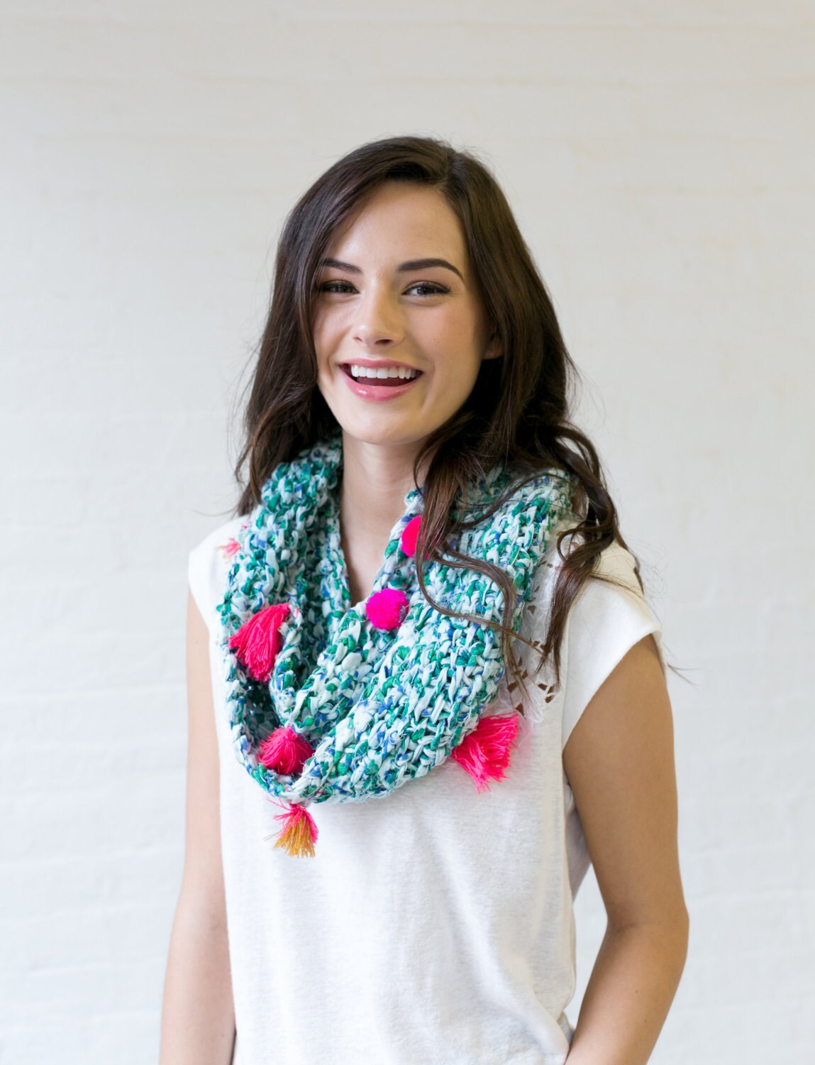COWL PATTERN // Easy Knit Cowl Pattern, Spring Knitting Patterns ...