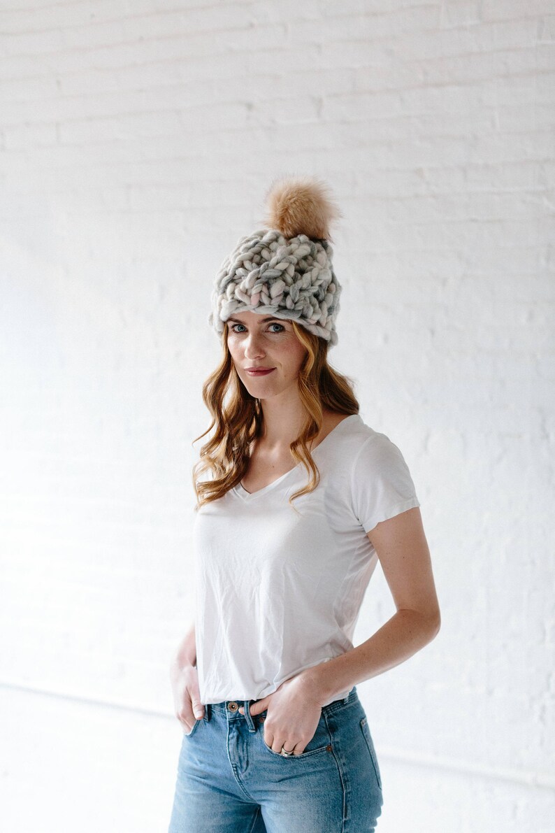 Snow Day Hat & Cowl Pattern Set Super Bulky Yarn Ideal for - Etsy