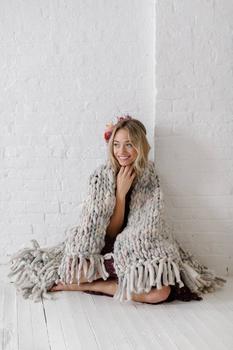 Cozy Companion Throw Pattern ~ Knitting Pattern for Super Bulky, Chunky ...