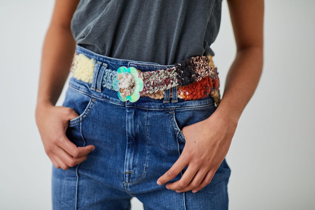 Maisie Daisy Belt Knitting Pattern ~ Emerging Beginner Knitting Pattern ...
