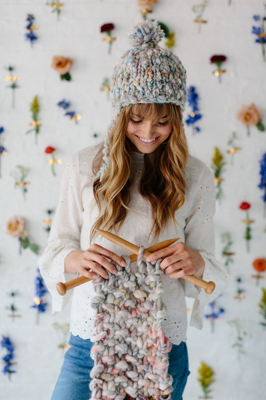 Knitting Pattern // Easy Knit Hat Pattern ~ Easy Knitting Patterns ...