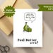 Printable Funny Gallbladder Surgery Get Well Soon Greeting Card, You ...