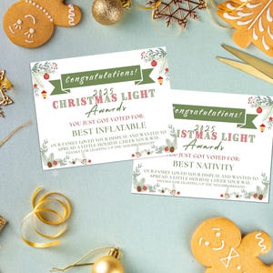 Best Christmas Light Awards, Printable Holiday Lights Contest ...