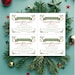 Printable Christmas Light Awards, Holiday Contest Certificates (digital ...