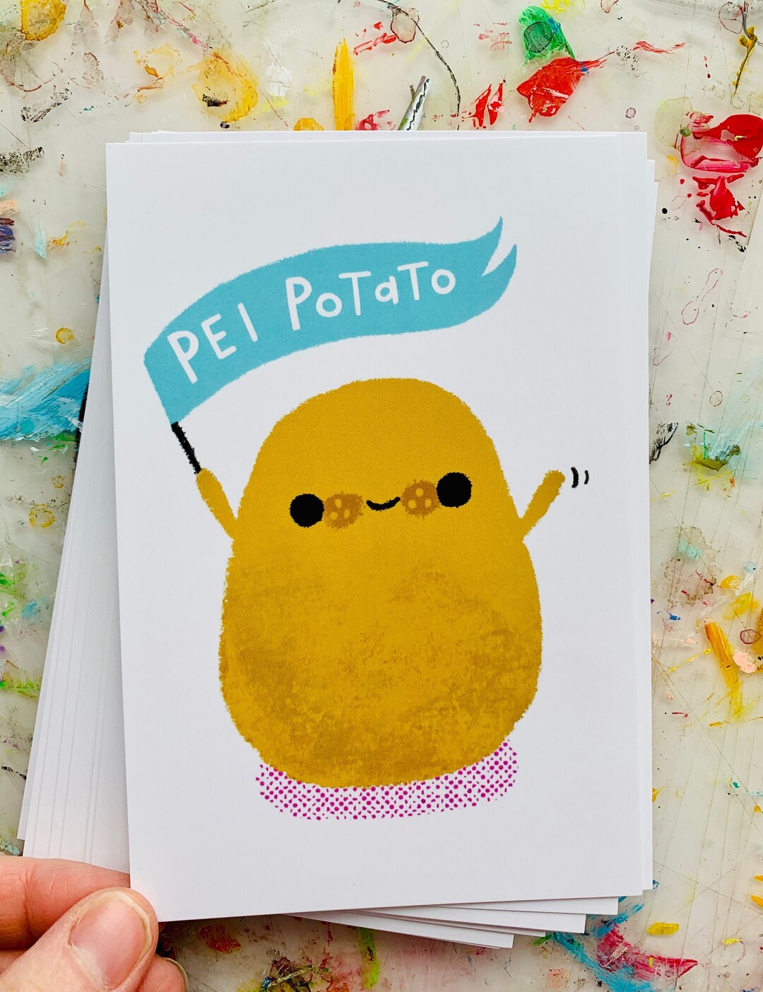 Set of 5 PEI Potato 4x6 Postcards - Etsy