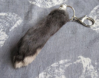 Rabbit Foot Keychain - Etsy
