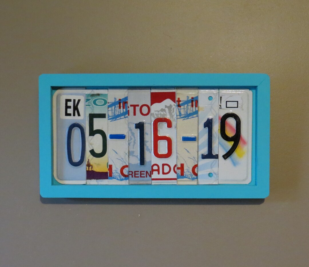 Custom License Plate Sign Last Name First Name - Etsy