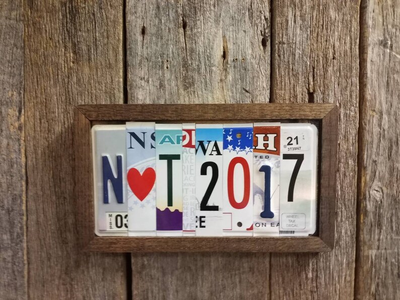 Custom License Plate Personalized Unique Wedding - Etsy