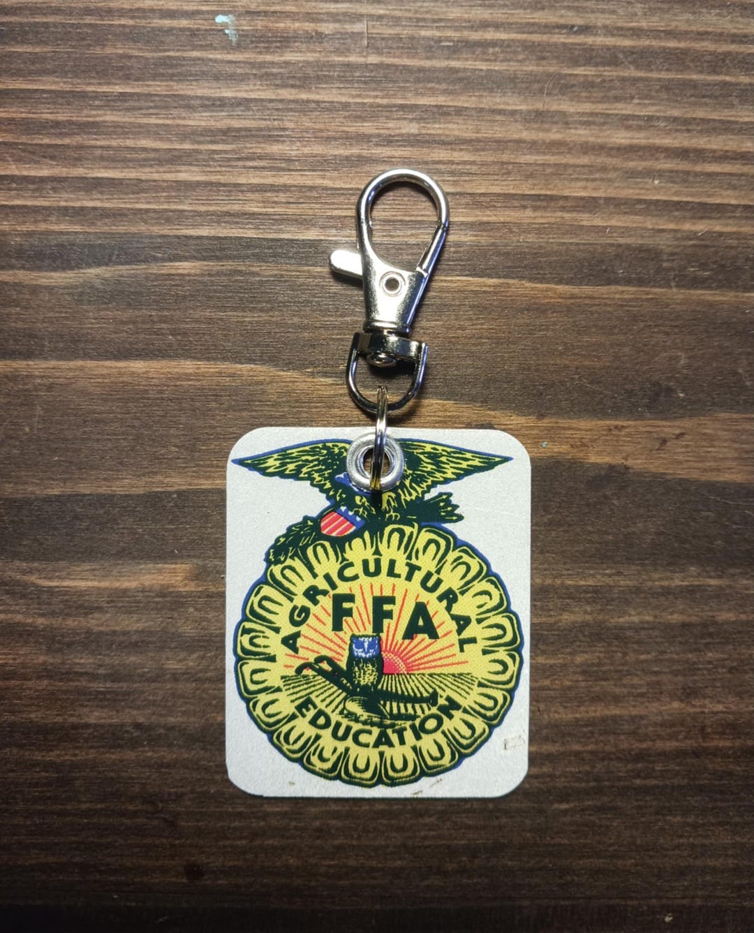 FFA License Plate Keychain With Swivel Snap Father's Day Gift - Etsy