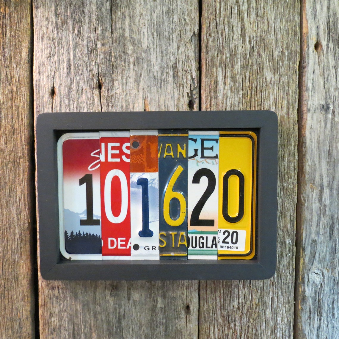Custom Personalized License Plate House Numbers Sign Address - Etsy