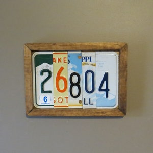 Custom Personalized License Plate House Numbers Sign Address - Etsy