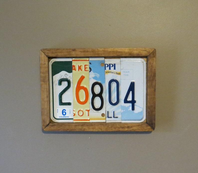 Custom Personalized License Plate House Numbers Sign Address - Etsy
