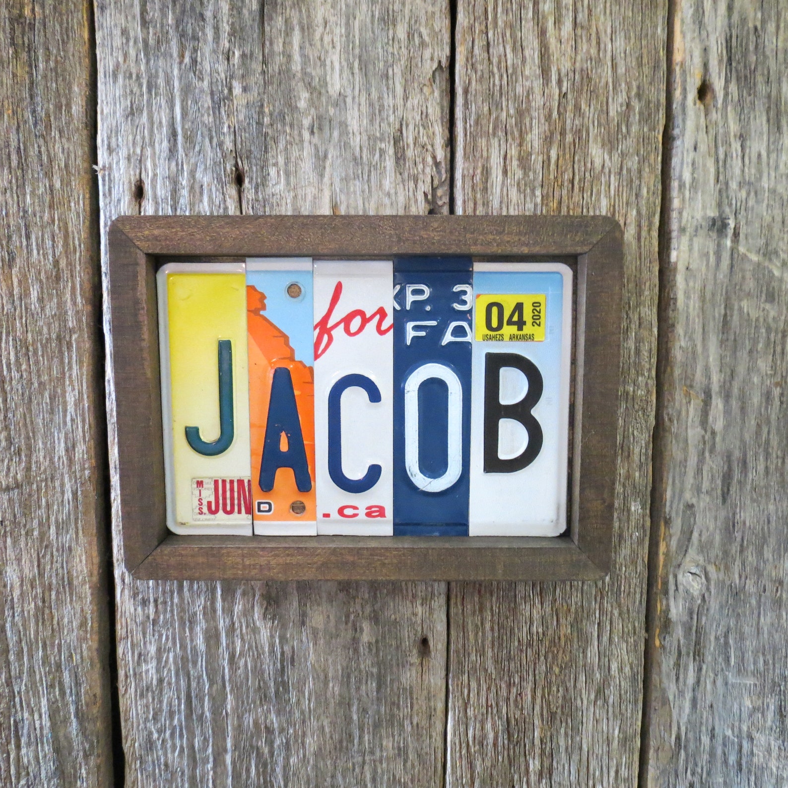 Custom License Plate Personalized Unique Wedding | Etsy