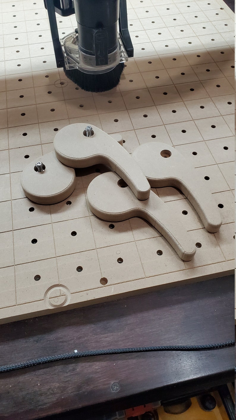 CNC Table Cam Clamps Medium Universal for Any Wasteboard - Etsy Australia