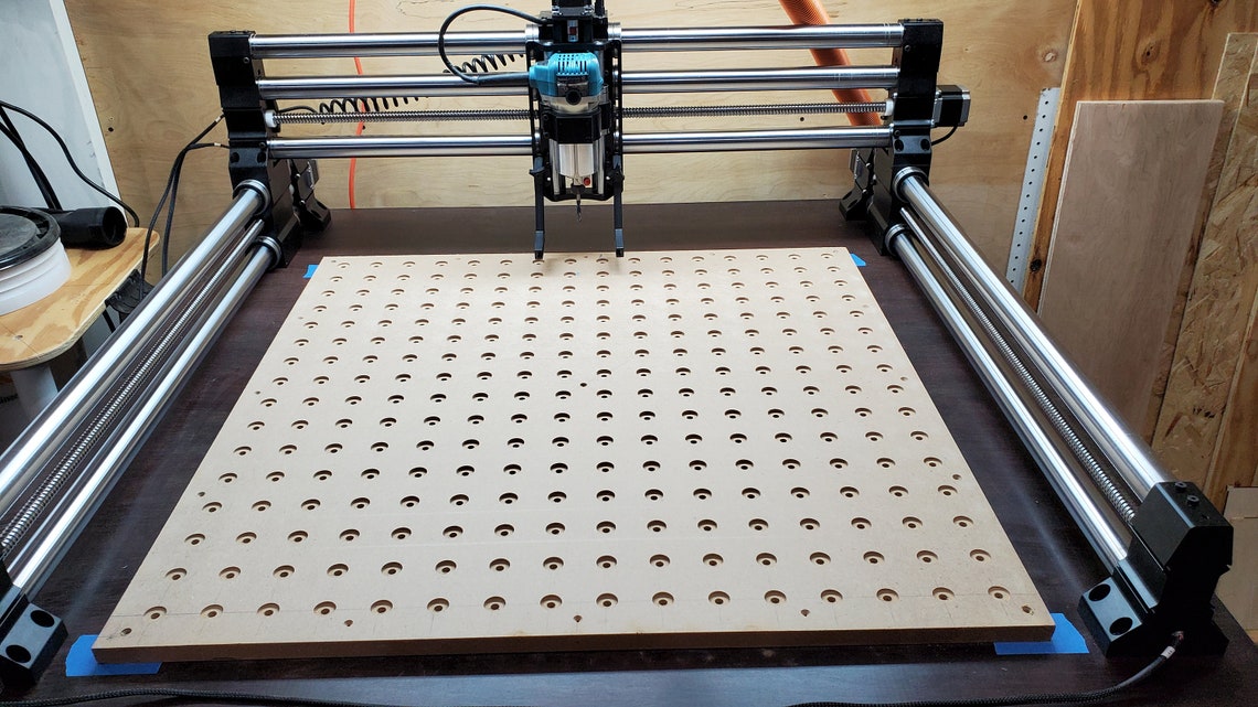 CNC Table Wasteboard 33x33 with 2 On | Etsy