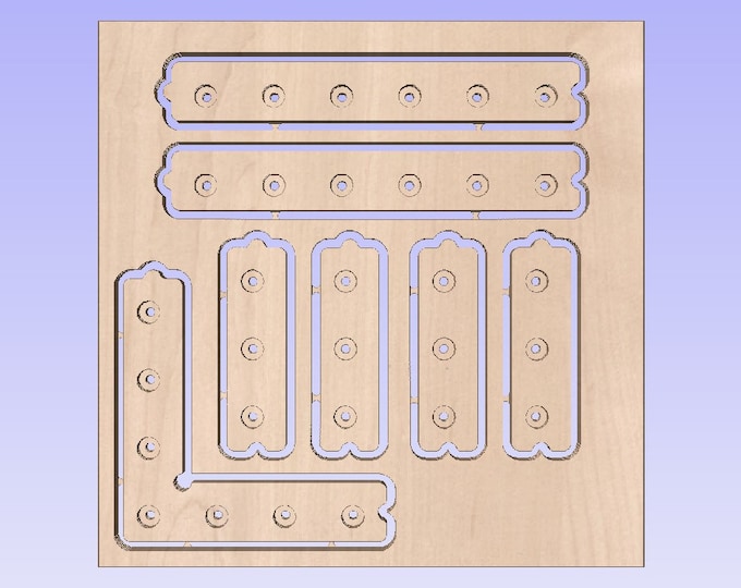 CNC Table Wasteboard - 33"x33" With 2" on Center T-nut Holes - Top Grid ...
