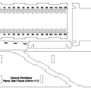 Laser Cutter Engraver Ramp Test Fixture - Digital File - Any Material 3 ...