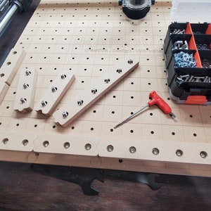 CNC Table Locating Stop Block W/ Modular Fence - for Wasteboard Systems ...