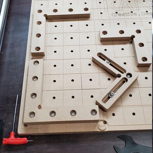CNC Table Locating Stop Blocks - Universal for Wasteboard System With 2 ...