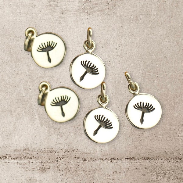 Dandelion Charm - Etsy