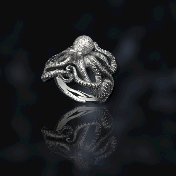 Octopus Ring - Etsy