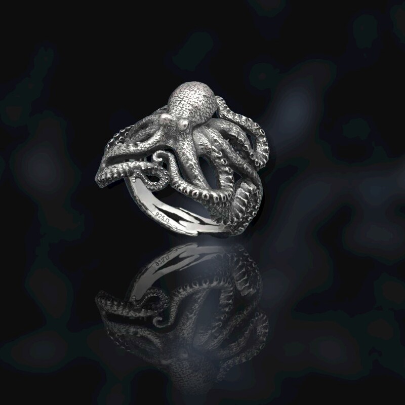 Tentacle Ring - Etsy
