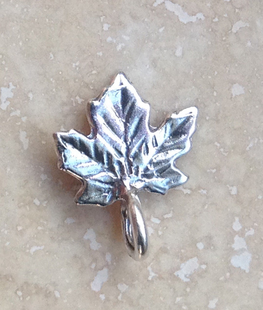 Sterling Silver Maple Leaf Charms -- 2 Pieces -- 925 Sterling - Etsy