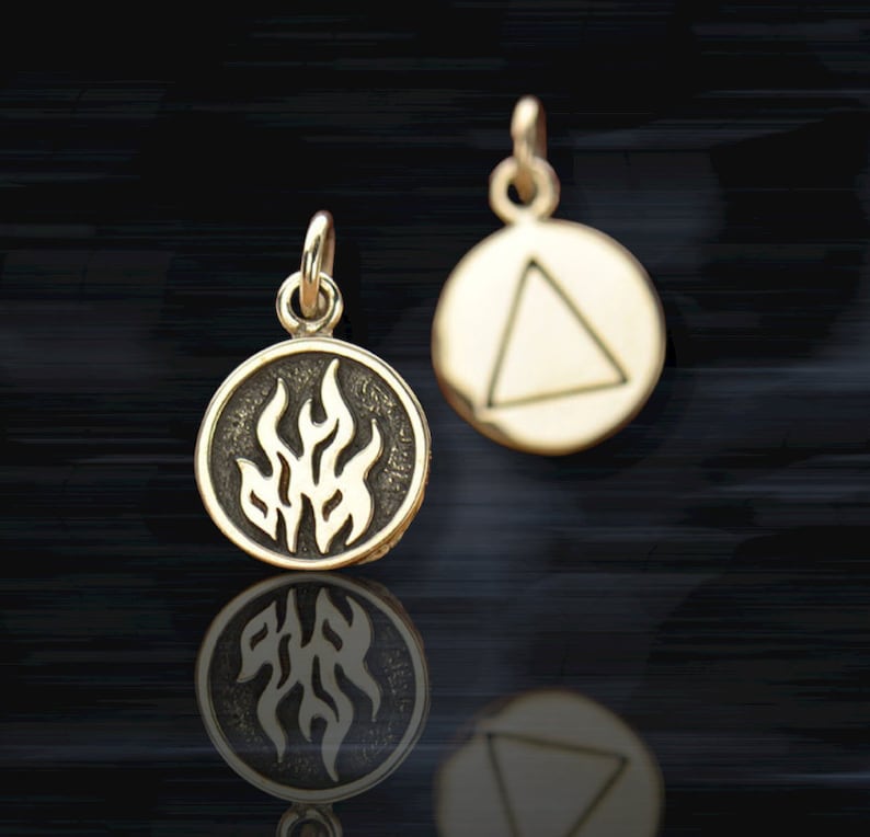 Sterling Silver 4 Elements Charms - Etsy