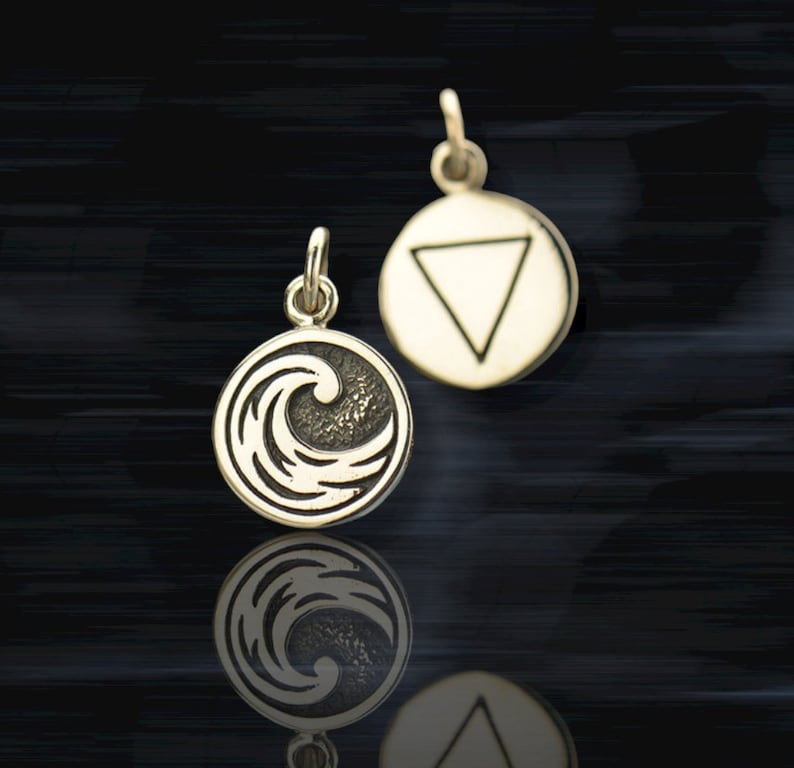 Sterling Silver 4 Elements Charms - Etsy
