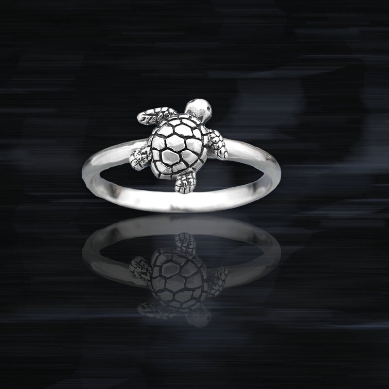 Turtle Ring - Etsy