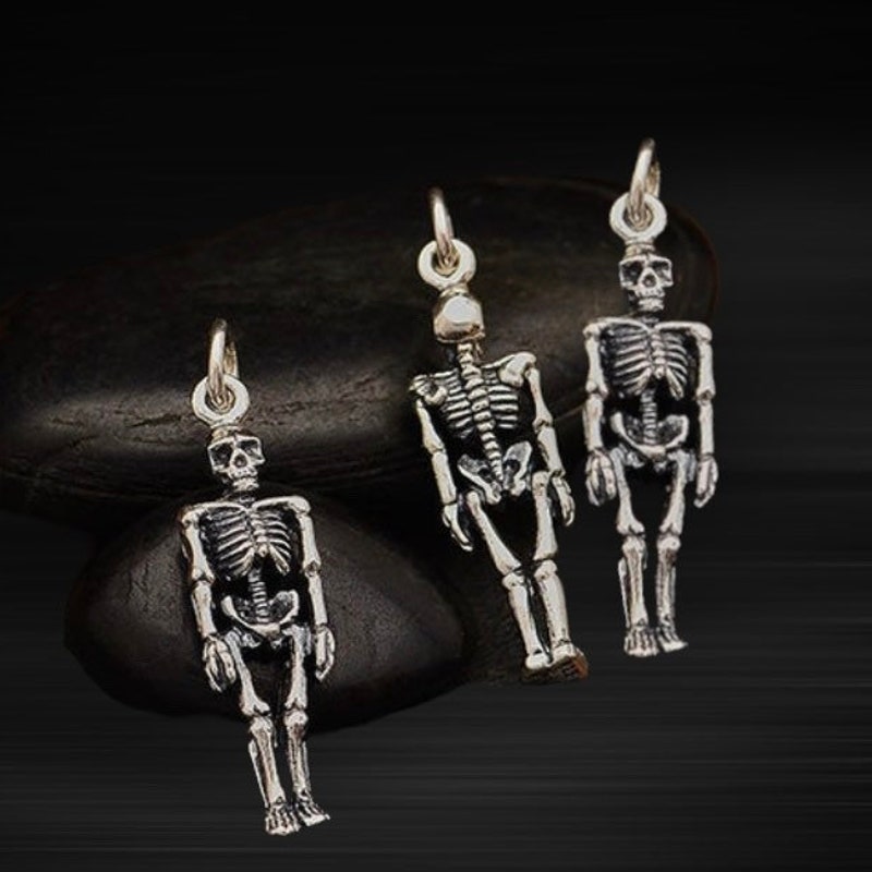 Skeleton Charm - Etsy