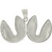 Sterling Silver Fortune Cookie Pendant - Etsy
