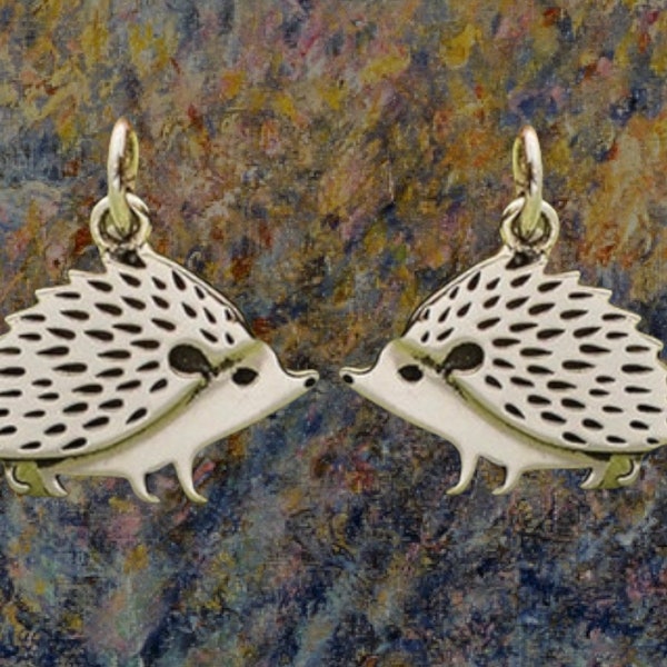 Hedgehog Charm - Etsy