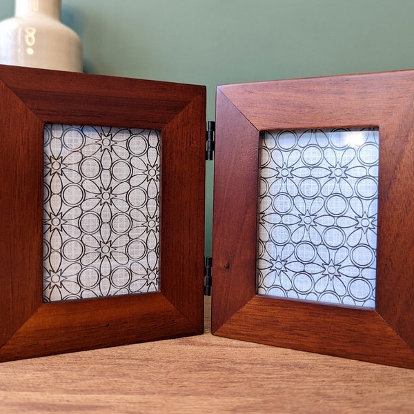 Double Standing Photo Frame - Etsy