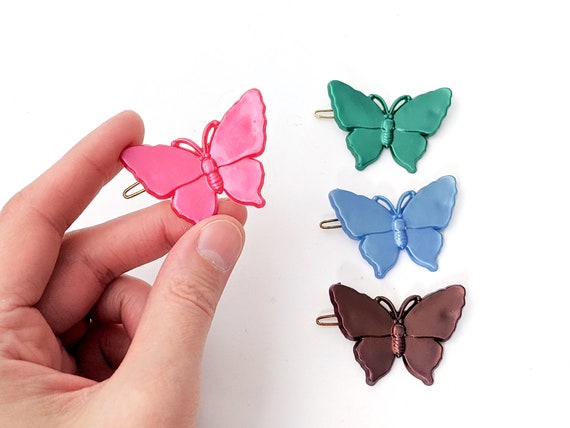 90s Butterfly NOS Hair clips Bundle/ Childrens Butter… - Gem
