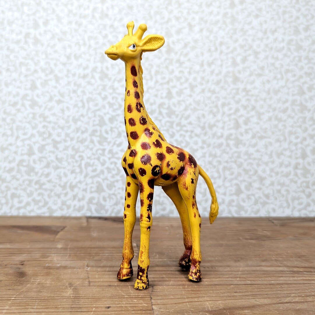 Vintage Giraffe Bendy Figure NF Made in Hong Kong - Etsy