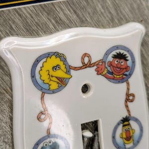 Vintage Sesame Street Light Switch Cover, Muppets, the Nystrom Group ...