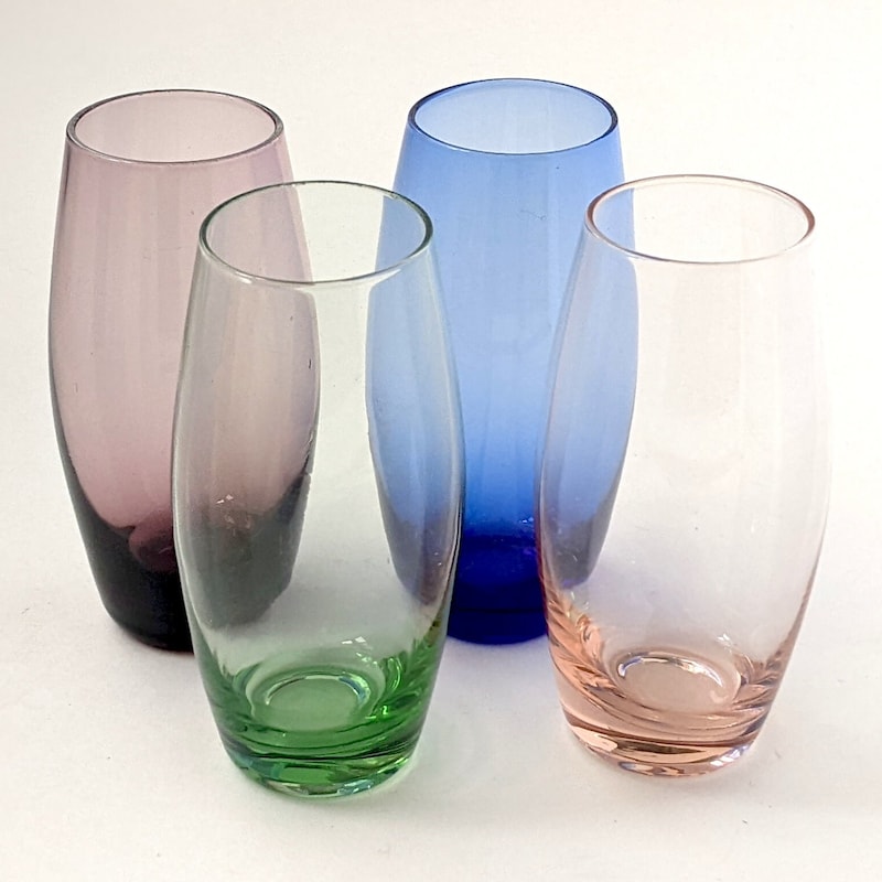 Colored Glassware - Etsy