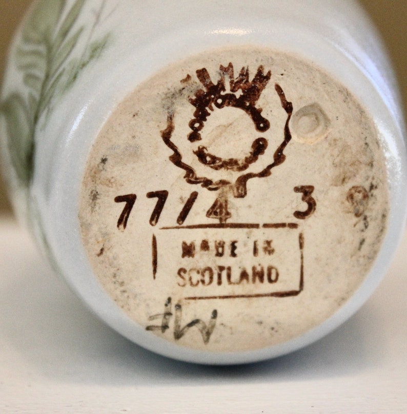 Buchan Finest Stoneware Portobello Scotland Thistle Pattern - Etsy