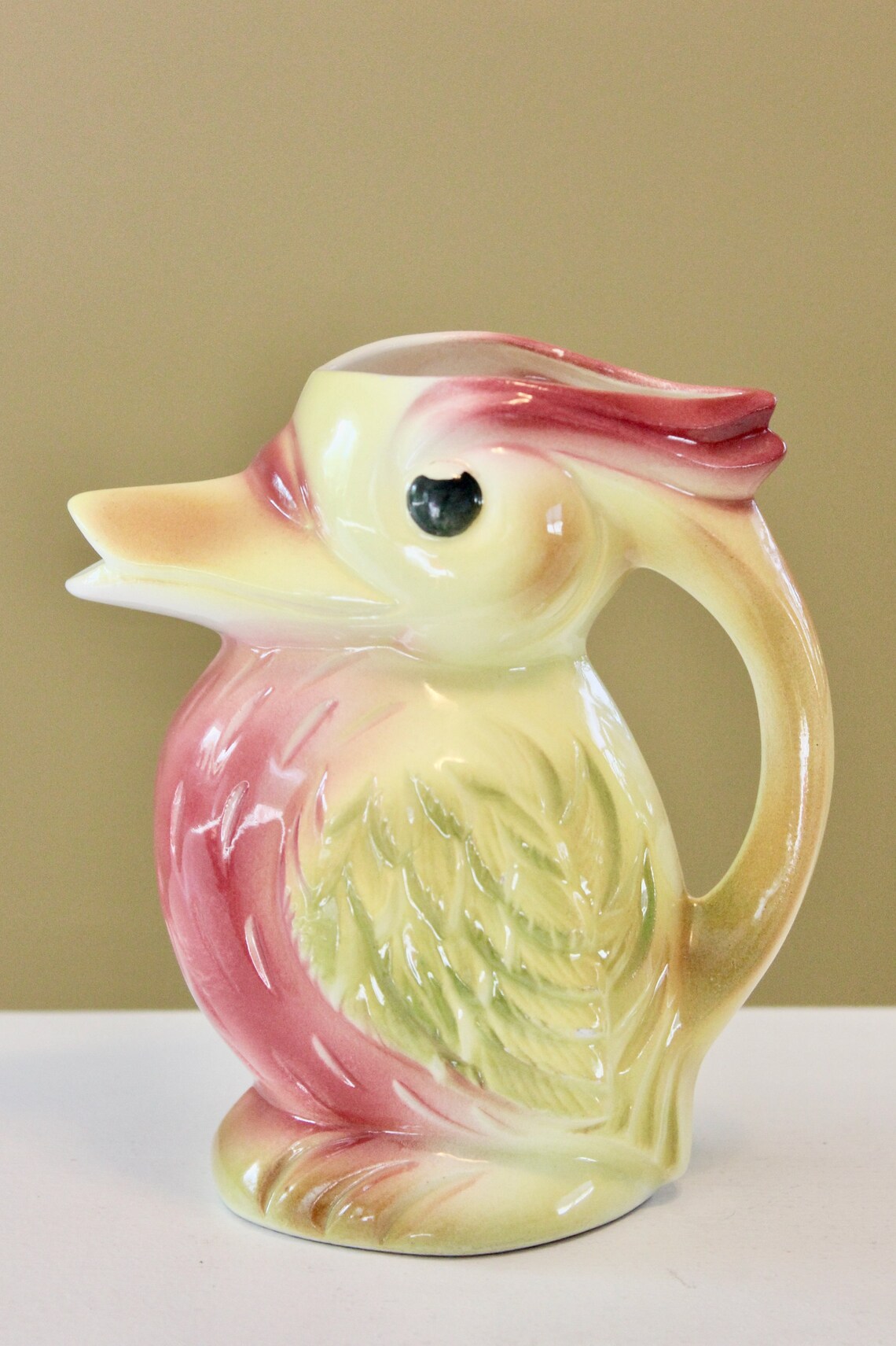 Stewart B. Mcculloch Pottery Bird Pitcher California - Etsy
