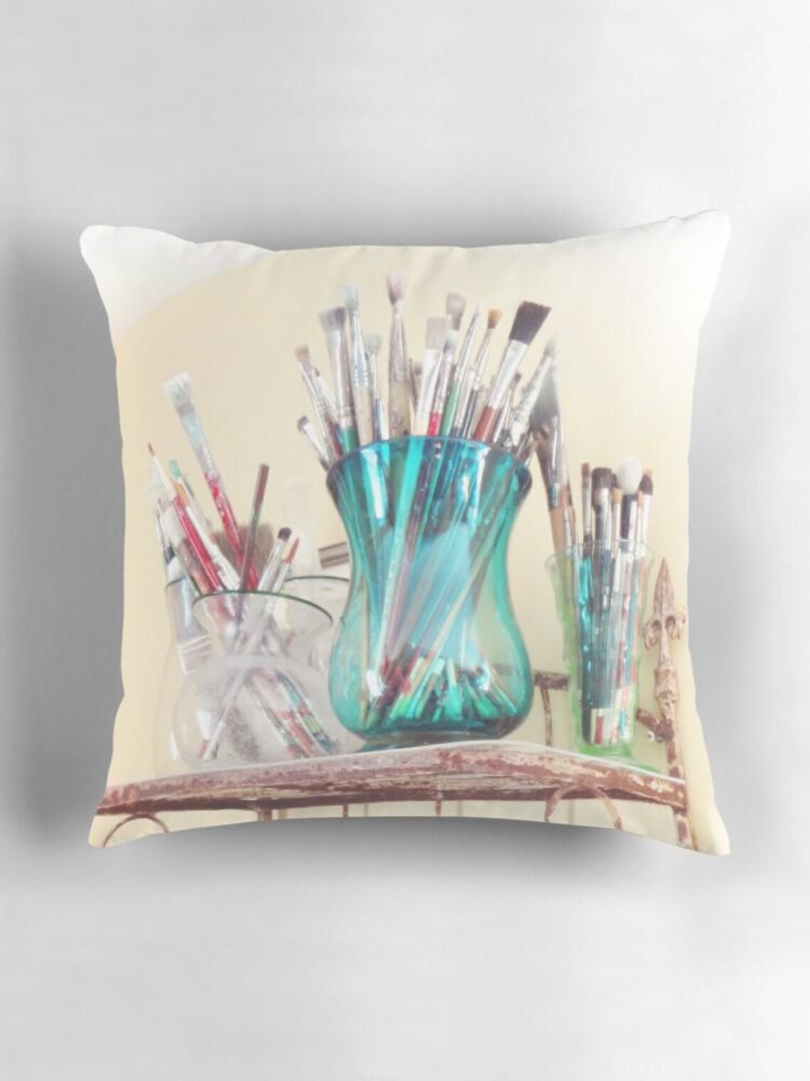 Artist Pillow, Art Pillow Cover, Artist Throw Pillow, Art Lover, Artist ...