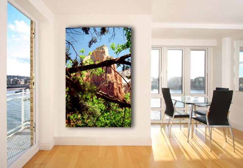Zion National Park Zion Print Zion Canvas Wrap National - Etsy