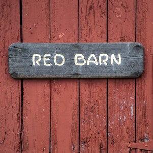 Red Barn Barn Wall Decor Red Barn Photo Rustic Farmhouse - Etsy
