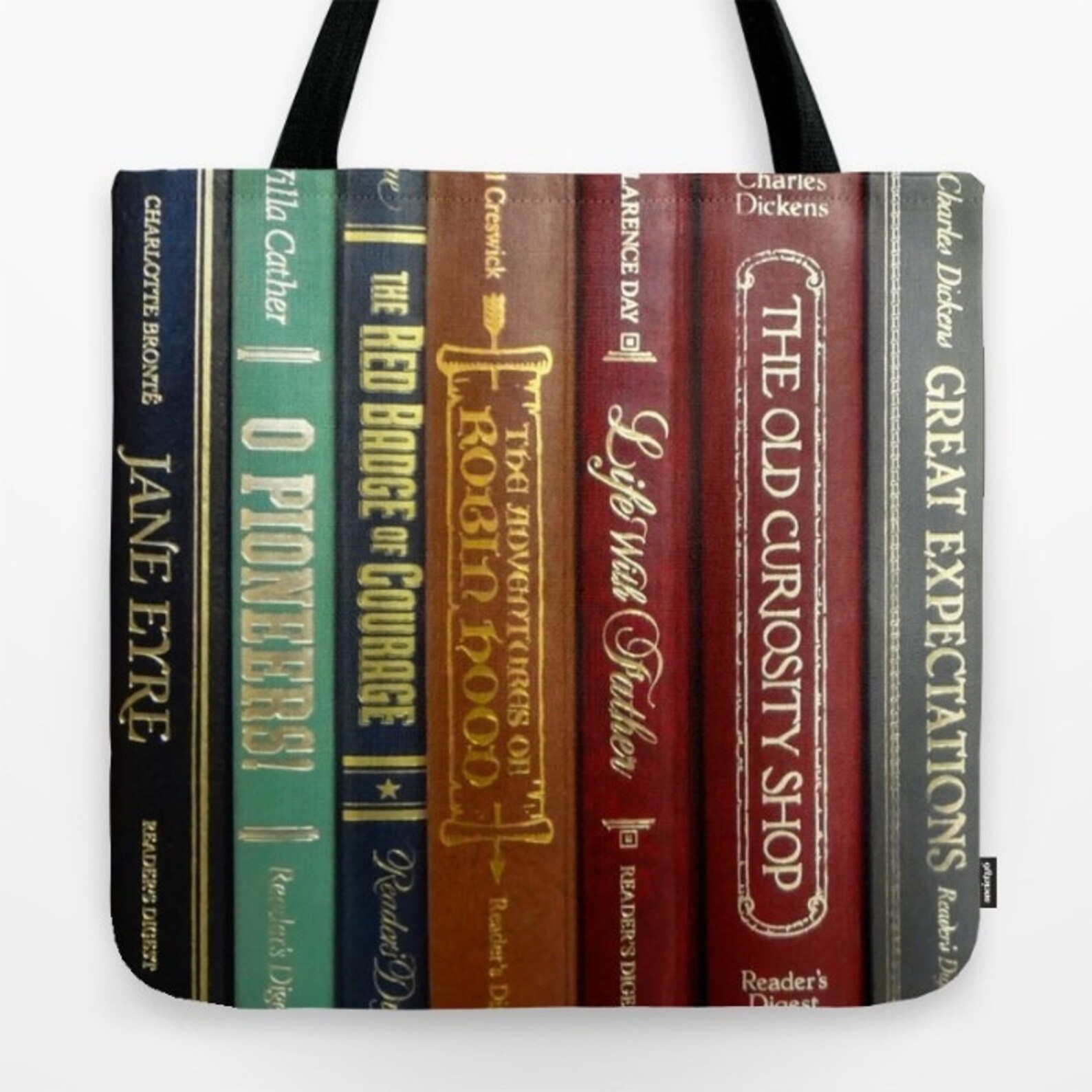 Book Tote Bag, Old Books Tote, Book Tote, Library Tote, Dickens Tote ...
