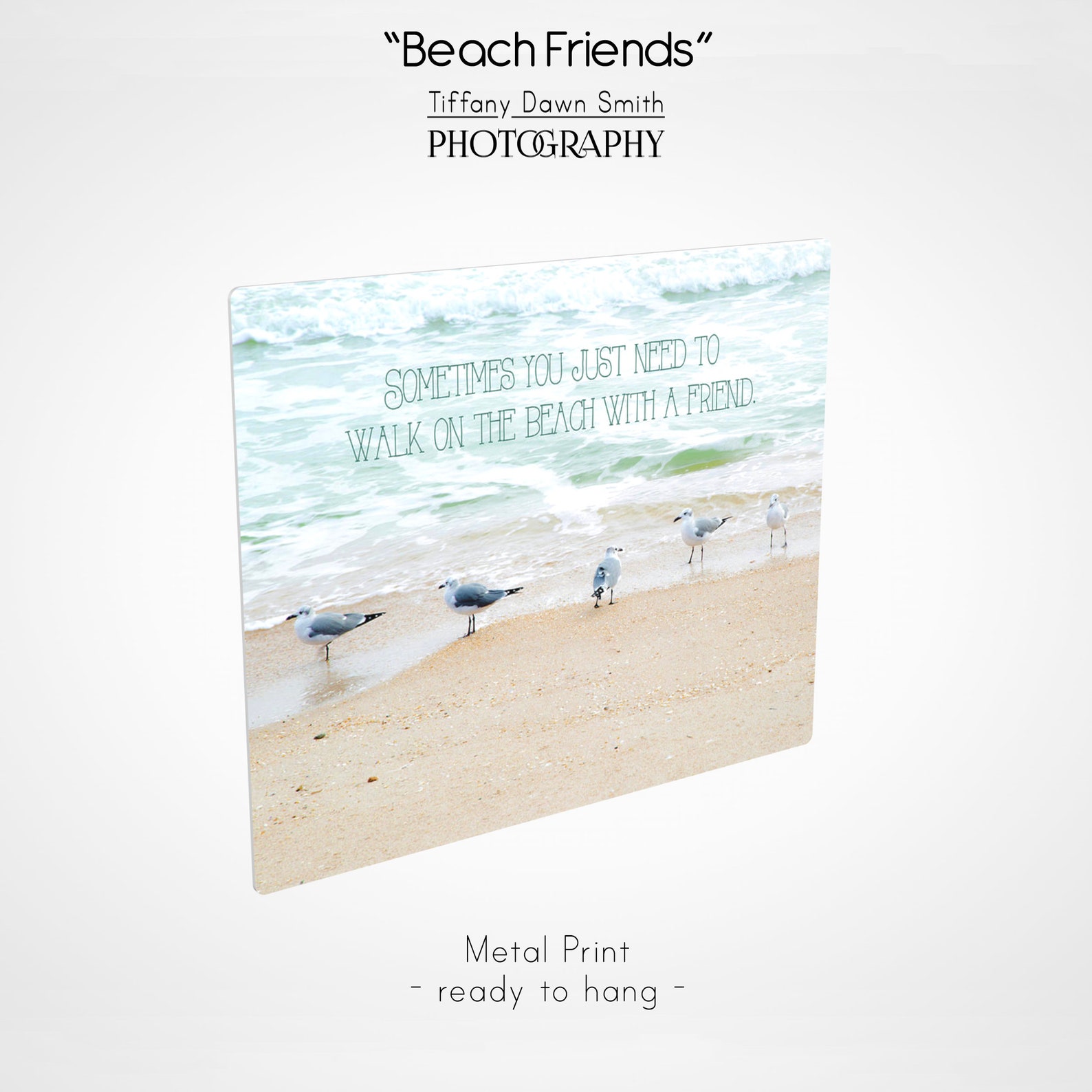 Friendship Quote, Beach Print, Beach Birds, Ocean Print, Seagulls Print ...