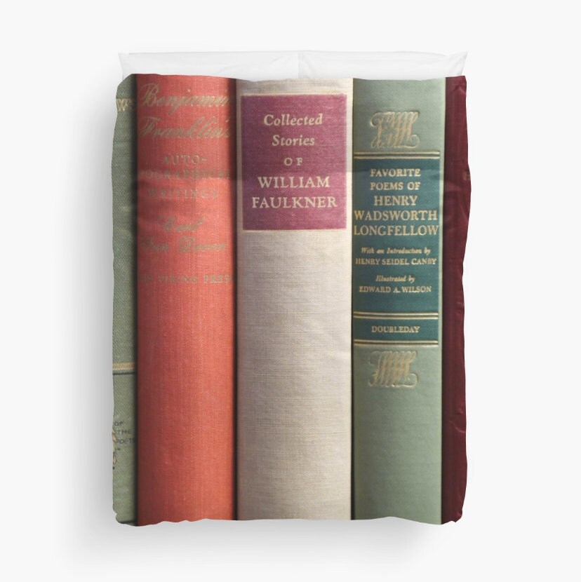 Books Duvet, Books Bedding, Books Duvet Cover, Books Bedspread ...